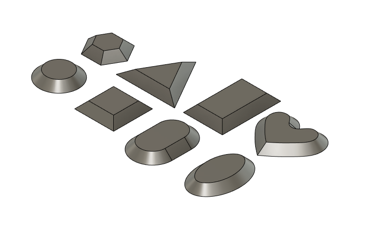 'Variety Pack' Pottery Forms – Snip & Stamp