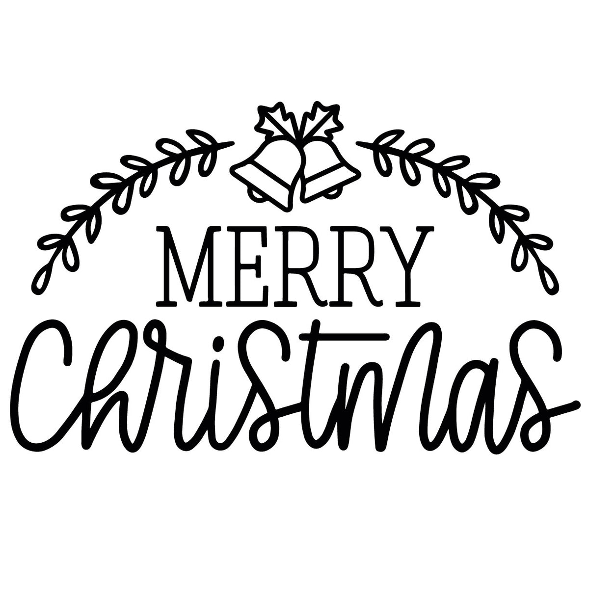 'Merry Christmas' Stamp – Snip & Stamp